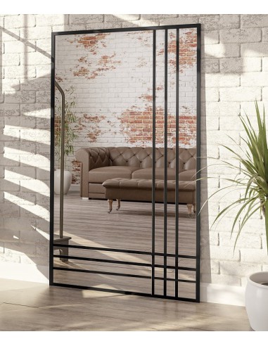 Lustro loft ze szprosami LUKAS BIS